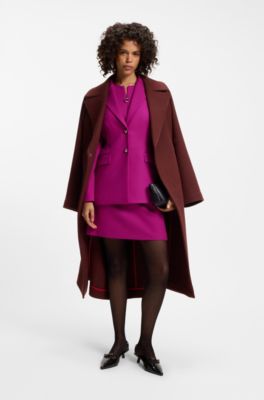 HUGO Regular-Fit Blazer with Metal Button Detail